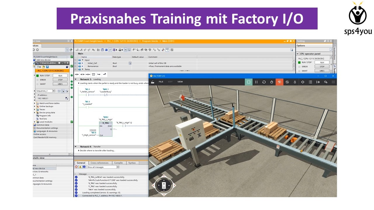 SPS Lehrgang / SPS Schulung / SPS Online Kurs / Programmierung lernen